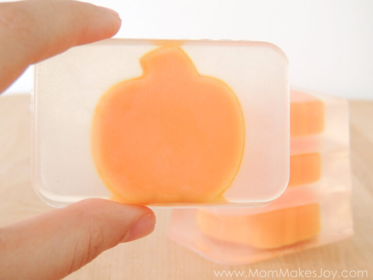 DIY Spooky Skull Soap & Pumpkin Soap Tutorial - Mom Makes Joy